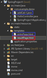 SpringBoot Hello World 表示 画面遷移 実装 - しすろぐ