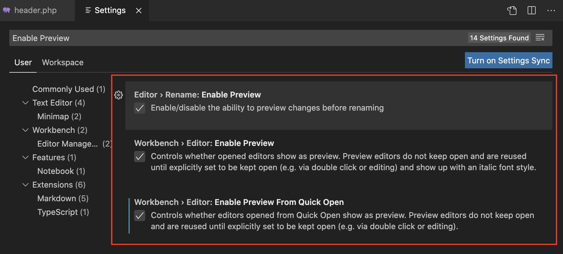 VSCode ファイルを新しいタブで開く プレビューモード OFF - しすろぐ
