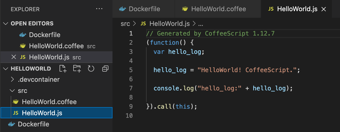CoffeeScript インストール HelloWorld FizzBuzz サンプル - しすろぐ