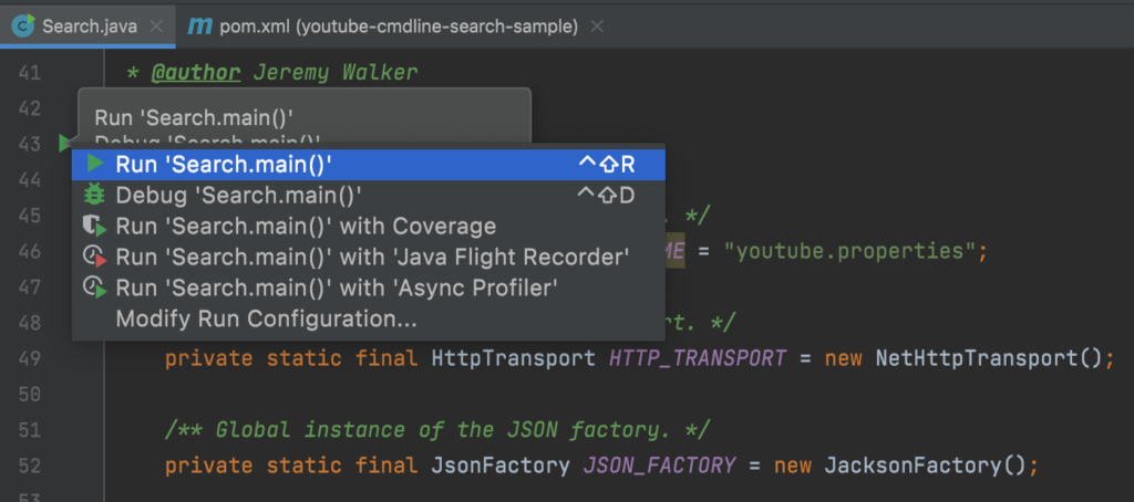YouTube API 設定 サンプル コード Java - しすろぐ