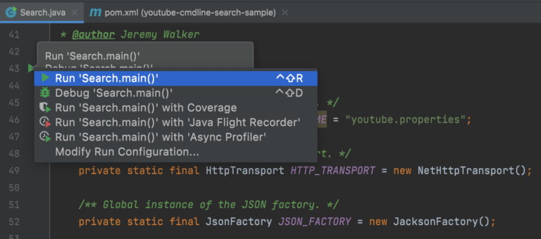 YouTube API 設定 サンプル コード Java - しすろぐ